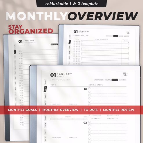 10 Years! Daily Journal reMarkable 2 Templates. 2025 to 2034 + Free 20